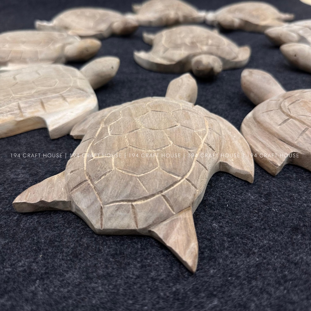 Unfinished Blank Wooden Turtle for Hand Painted, DIY Crafts Project ...