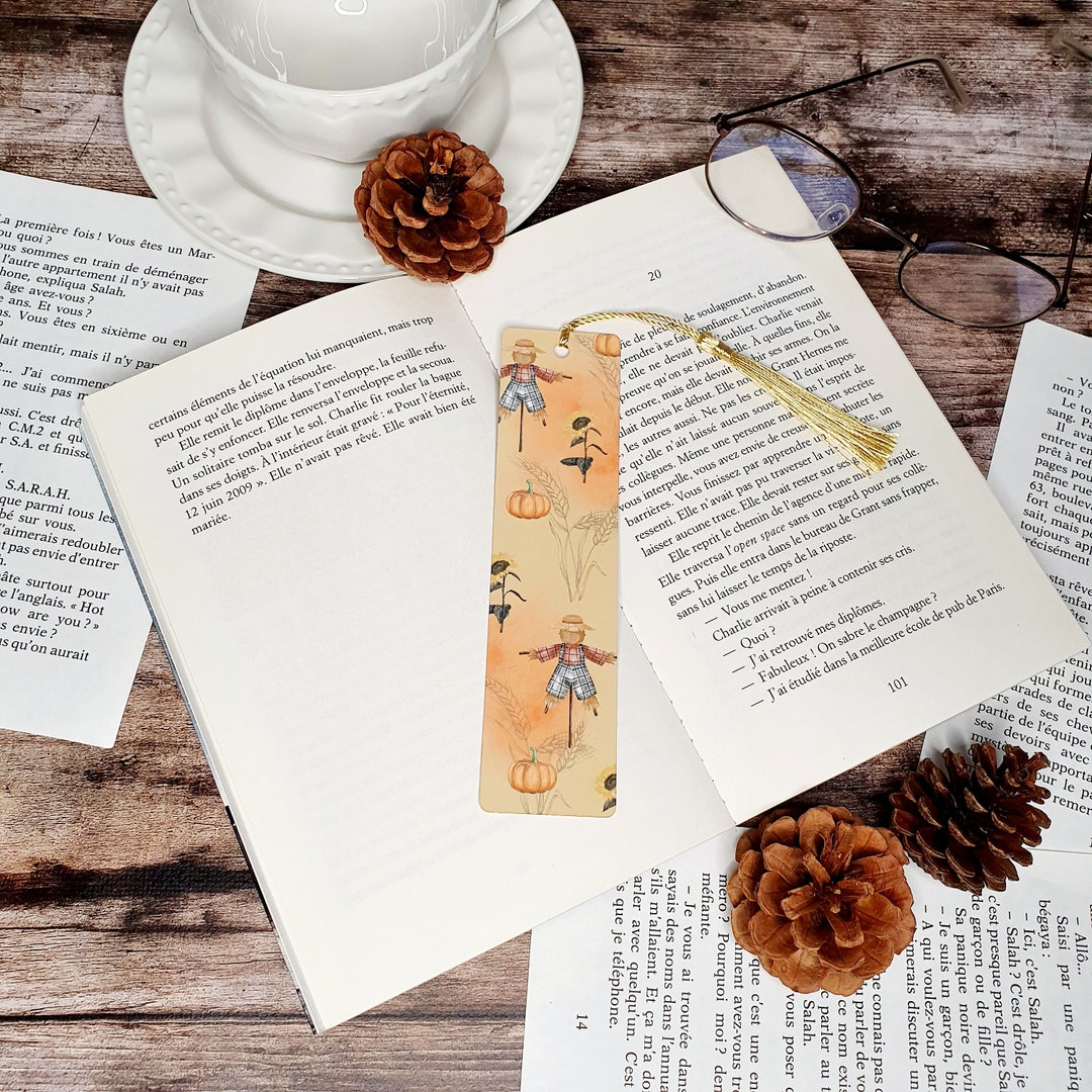 Autumn Bookmarks - Aluminum Bookmark - Autumn - Pumpkin - Bookmark ...