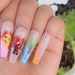 Bad Bunny Nails Handmade Bad Bunny Inspired Un Verano Sin Ti Nails - Etsy