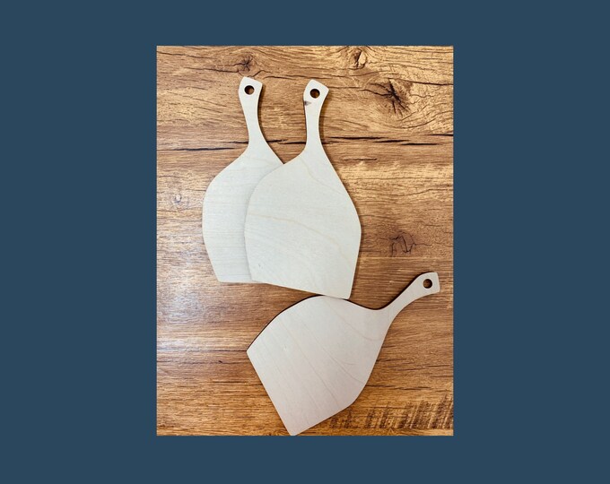 Set of 5 Small Wood Cutouts Breadboards Bread Boards Cutting Boards - Etsy