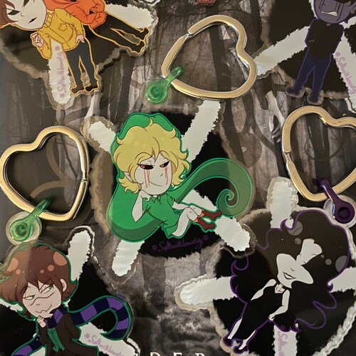 Creepypasta Chibi Acrylic Keychains Keyrings Charms - Etsy