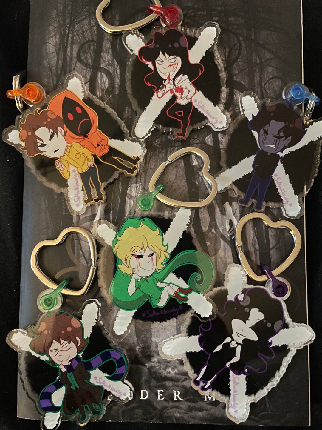 Creepypasta Chibi Acrylic Keychains ⊗ Keyrings ⊗ Charms - Etsy