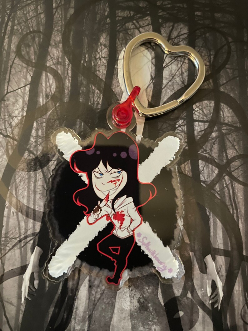 Creepypasta Chibi Acrylic Keychains Keyrings Charms - Etsy