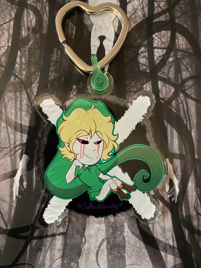 Creepypasta Chibi Acrylic Keychains Keyrings Charms - Etsy