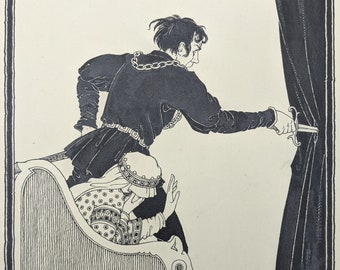 Antique Hamlet Scene - Etsy