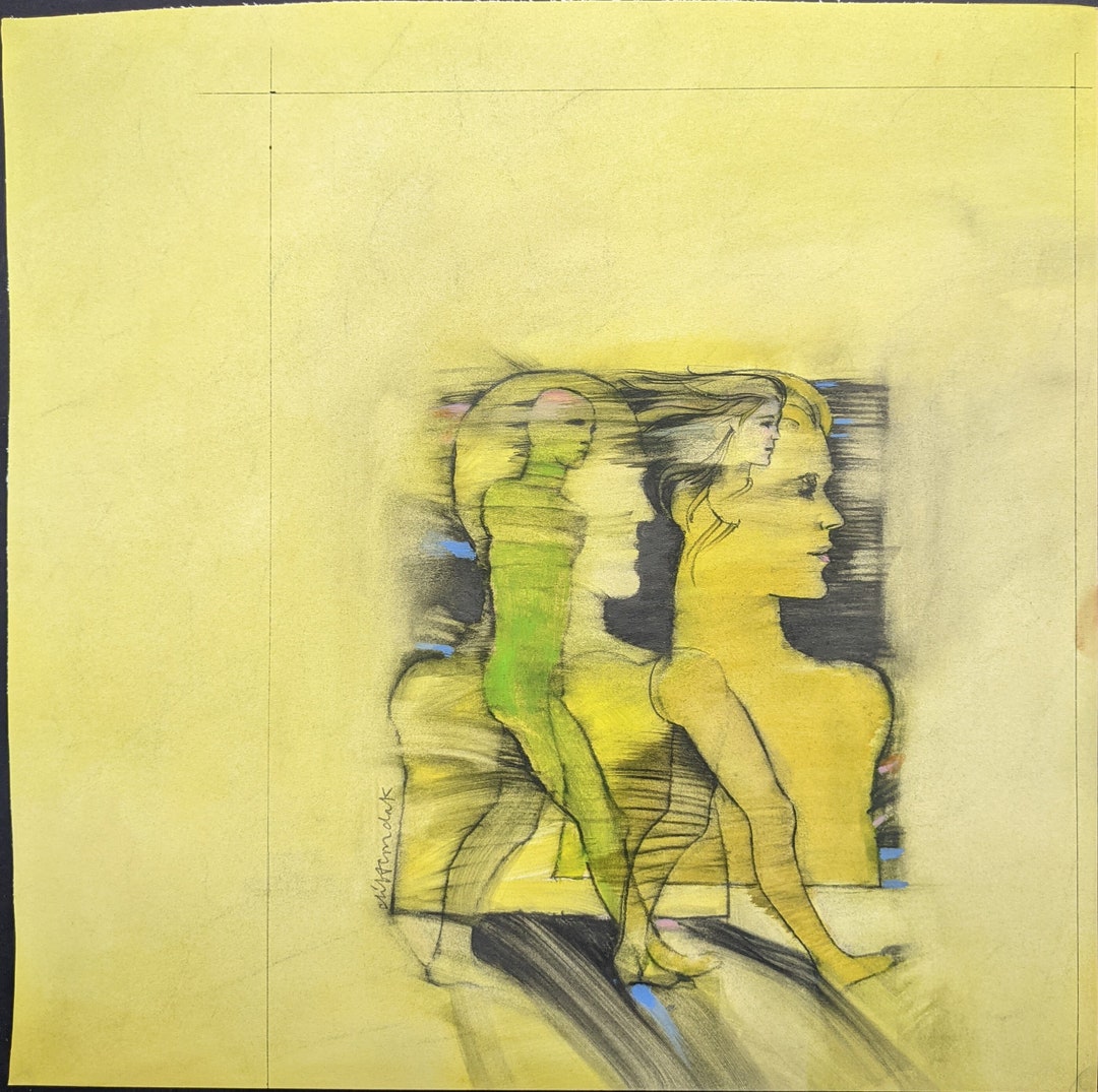 Vintage Original Painting for Book Cover of Freuds Interpretation of ...