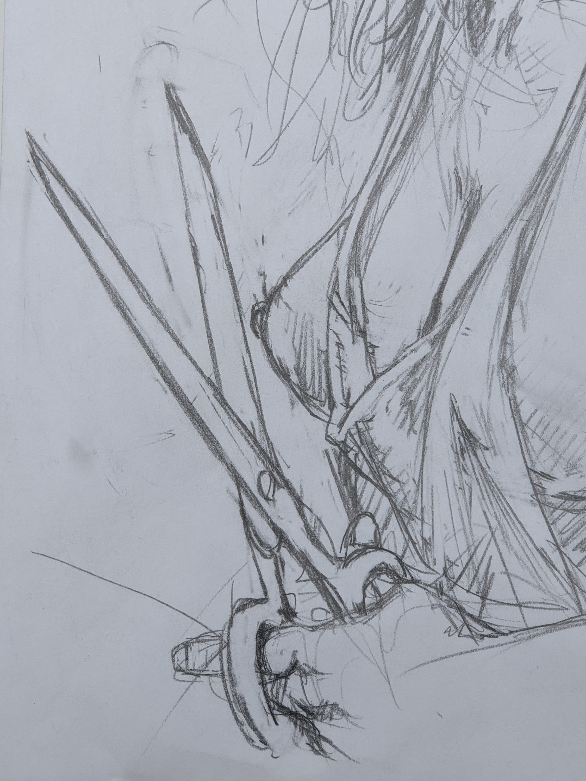 Original Comic Drawing of Woman With Scissors by Tanino Liberatore ...