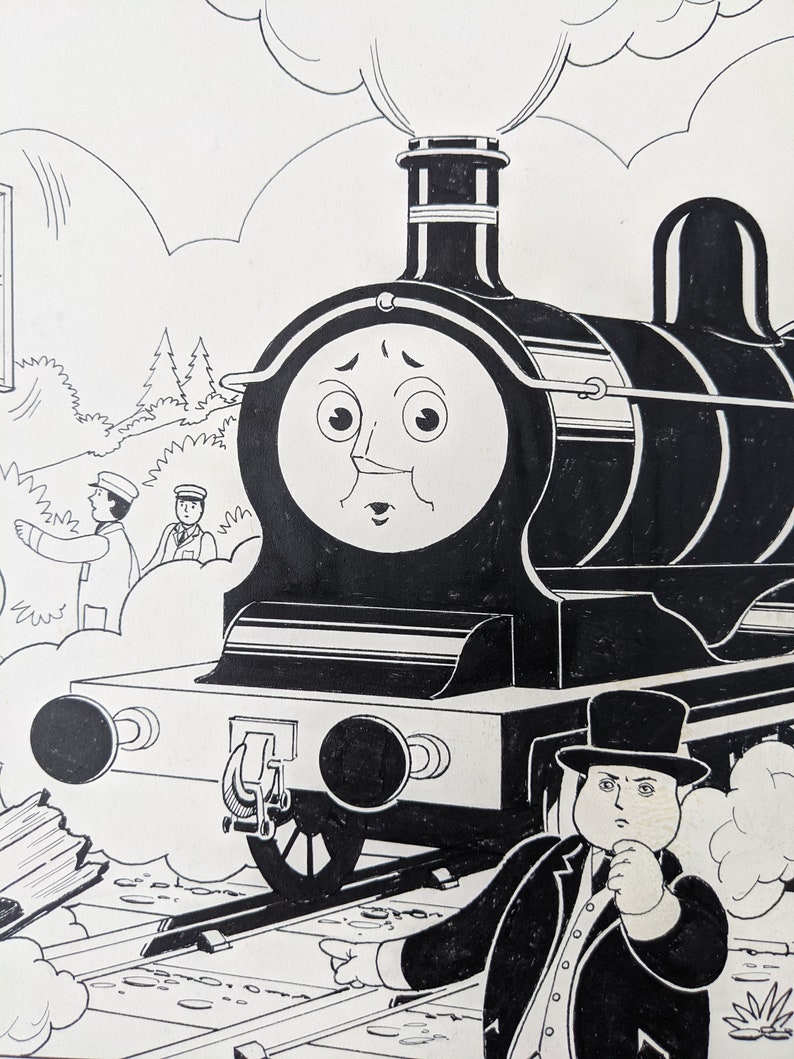 Original Thomas the Tank Engine Comic Page by Timothy Marwood Issue 27 ...