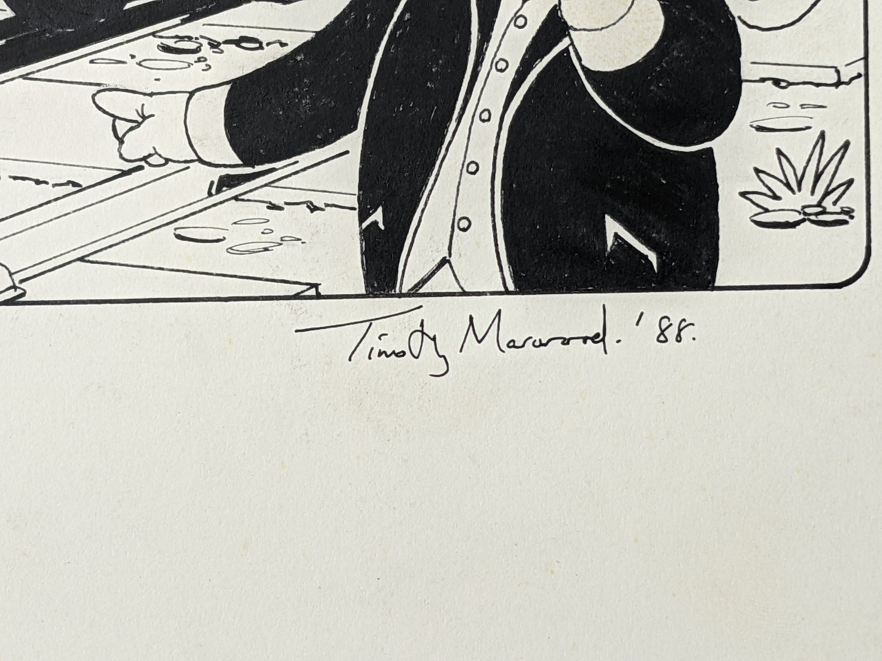 Original Thomas the Tank Engine Comic Page by Timothy Marwood - Etsy