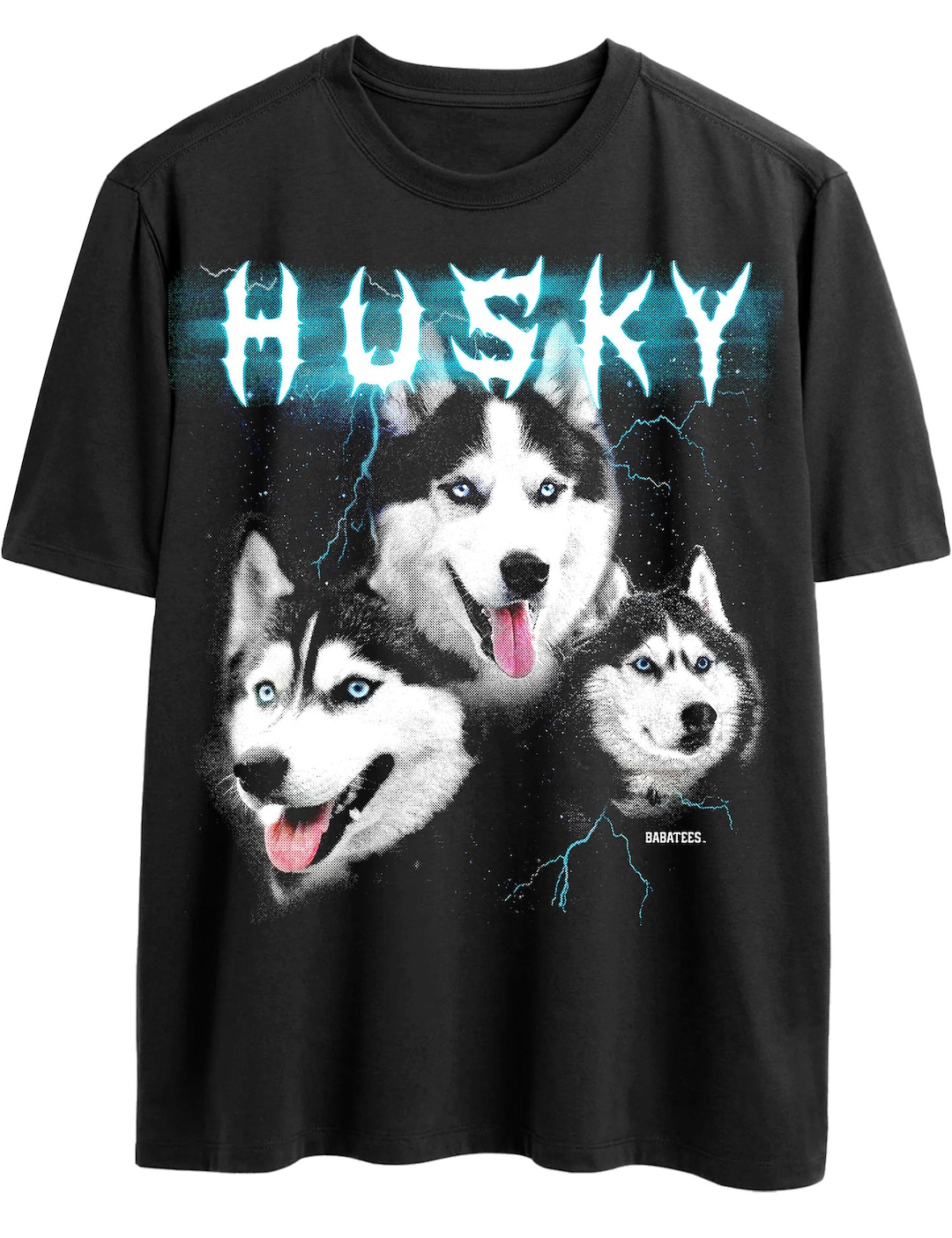 Siberian Husky Epic Glam Rock 80s VHS Cover Death Metal Tshirt - Etsy