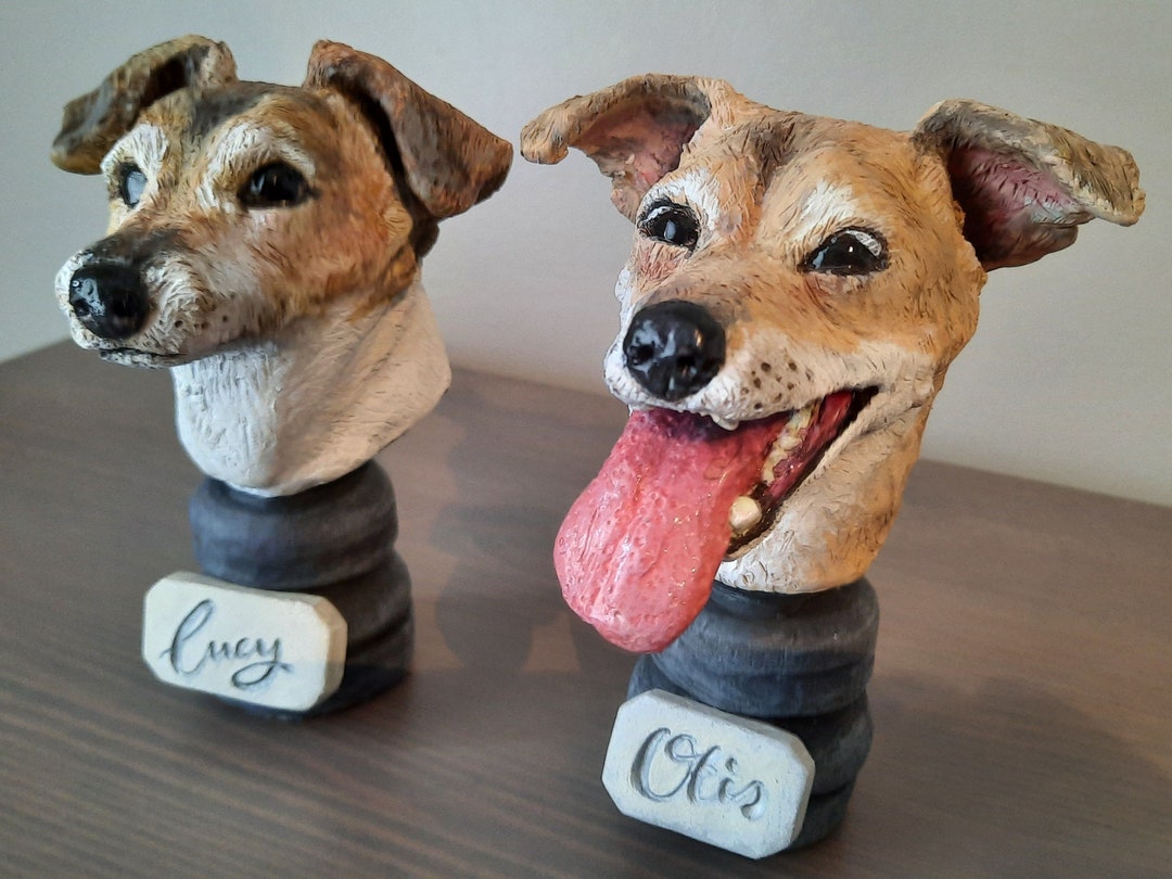 CUSTOM Pet Bust, Handmade Pet Sculpture, ANY Animal, Pet Memorial - Etsy