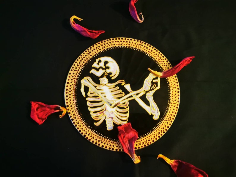 Hannibal Memory Palace Coaster Stained Glass Skeleton | Etsy