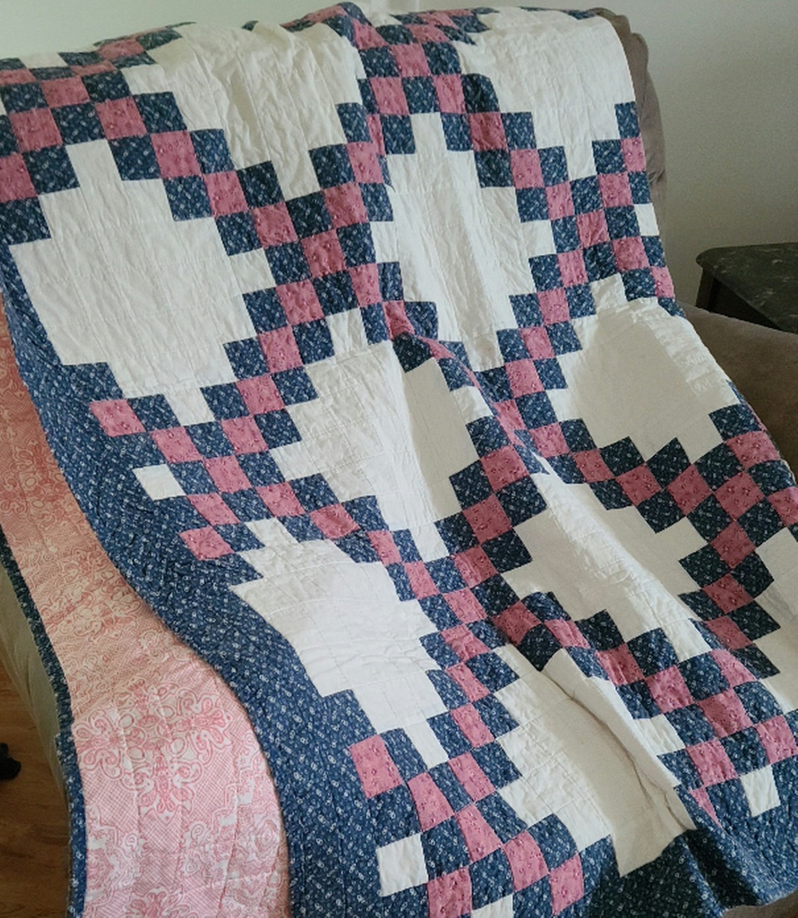 Double Irish Chain Quilt - Etsy