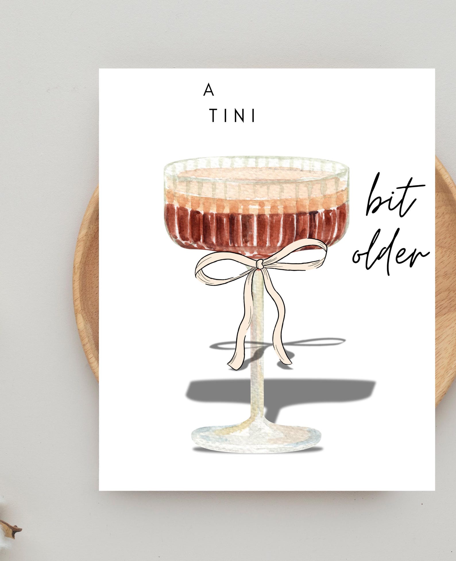 A Tini Bit Older Espresso Themed Welcome Sign Editable & Printable ...