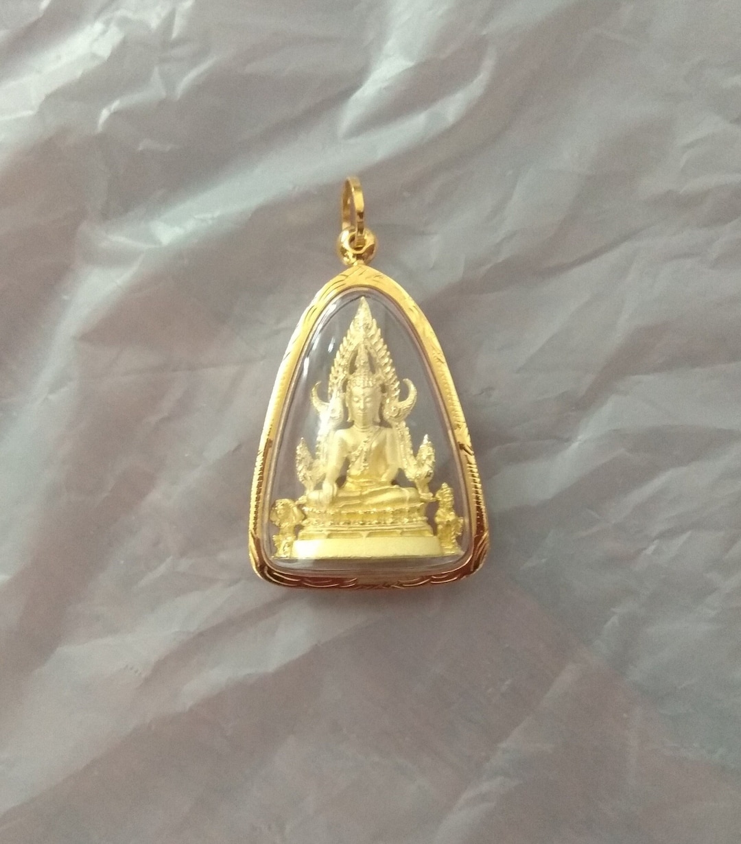 Handmade 18K Gold Buddha Pendant | Amulet for Protection and Luck ...