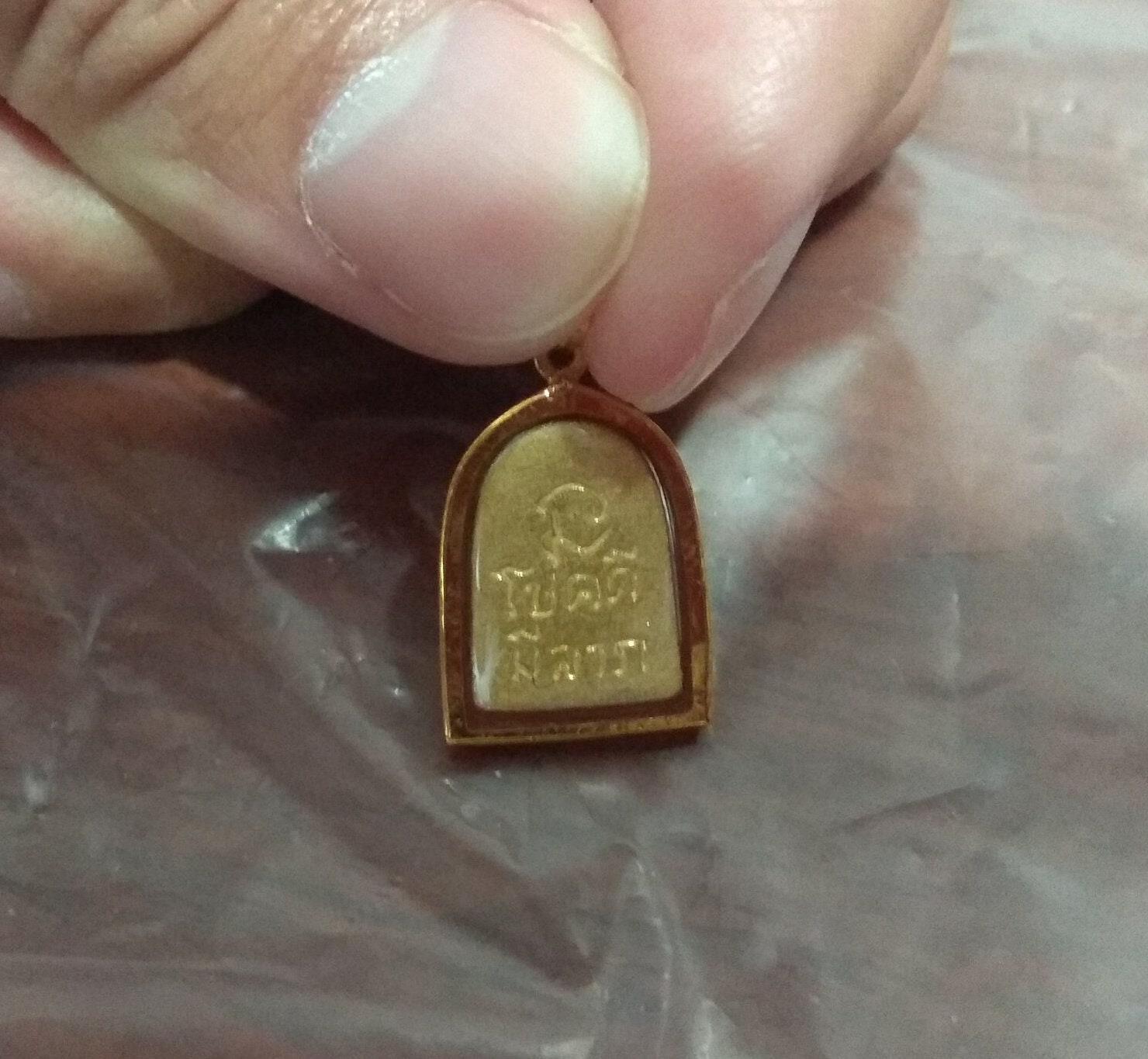 High Quality Real 18k Gold Buddha Monk Thai Pendant Spiritual Pendant ...