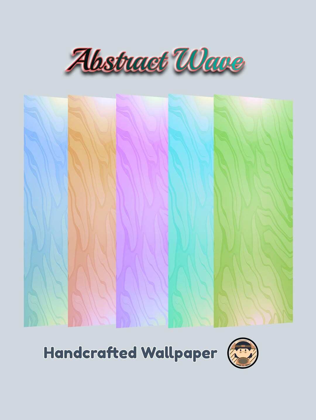 5 Wonderful Soft Sweet Glow Abstract Sea Wave Soft Color Minimalist ...