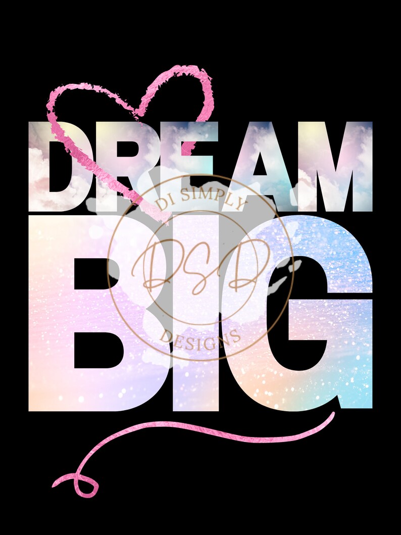 Dream Big Printable Poster - Etsy