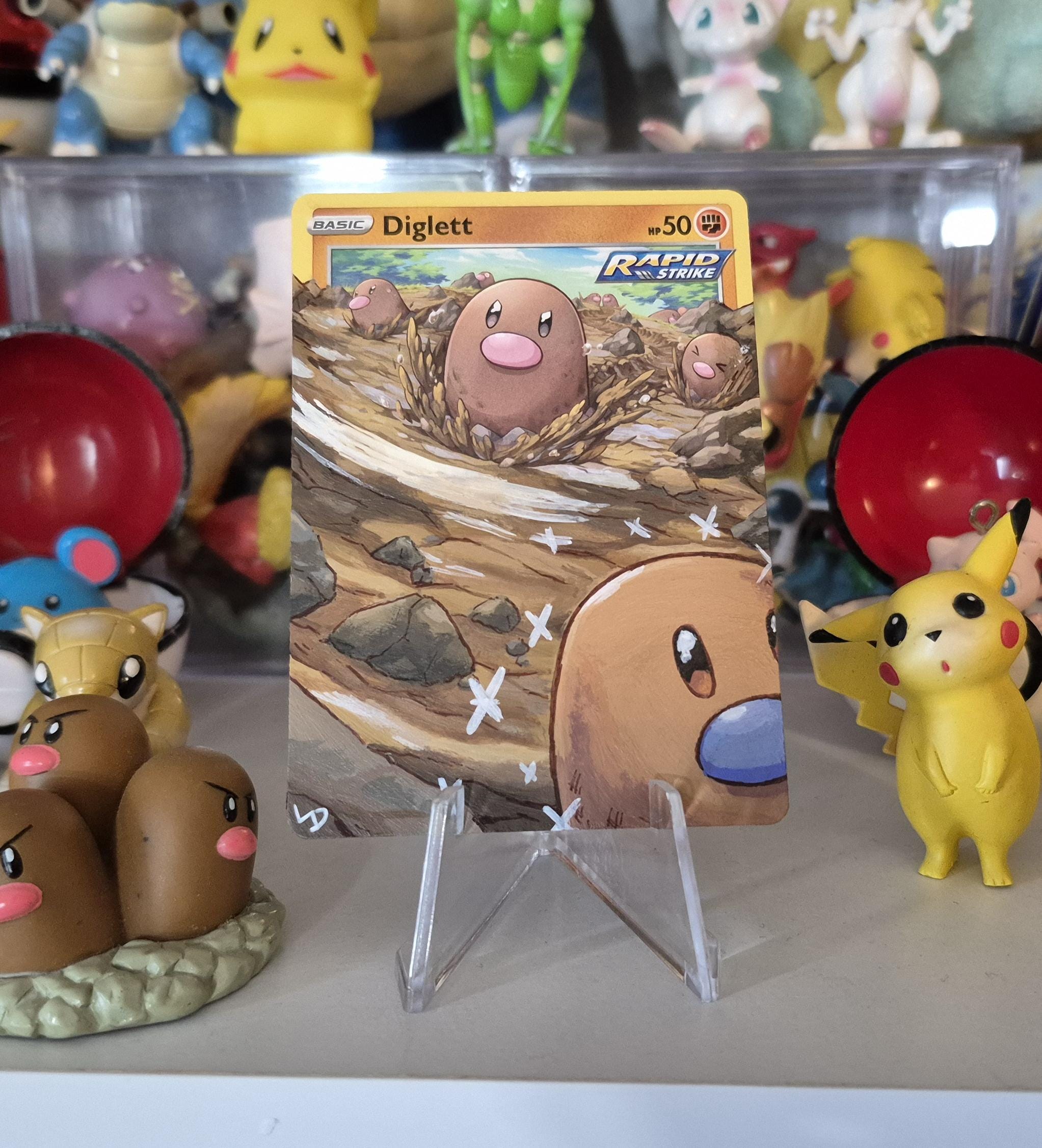 Custom Painted Pokemon Card - COMMISSION - Hand Painted Trading Card - Etsy