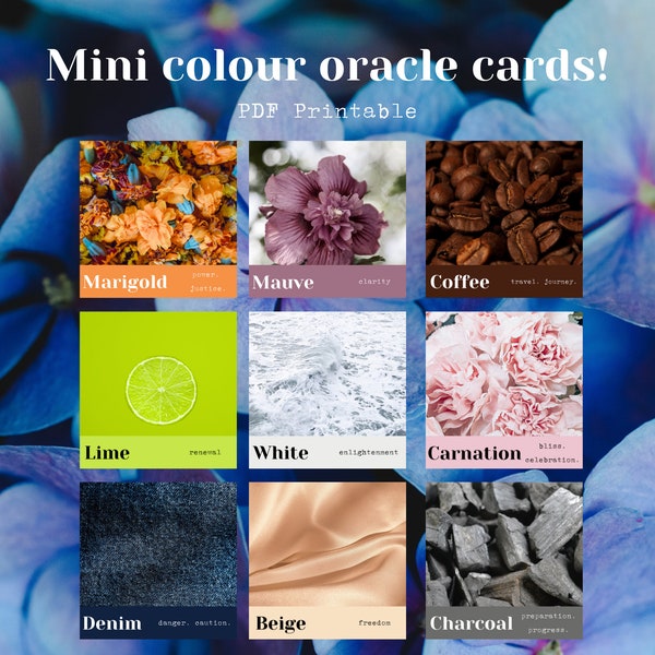 Mini Oracle Deck - Etsy