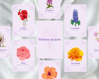 Flower Oracle Cards - Etsy