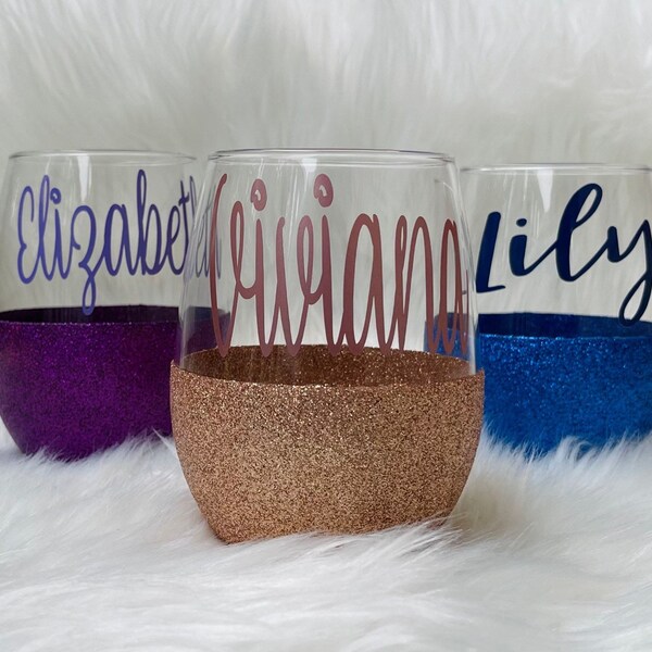 Vinyl Wine Glasses - Etsy