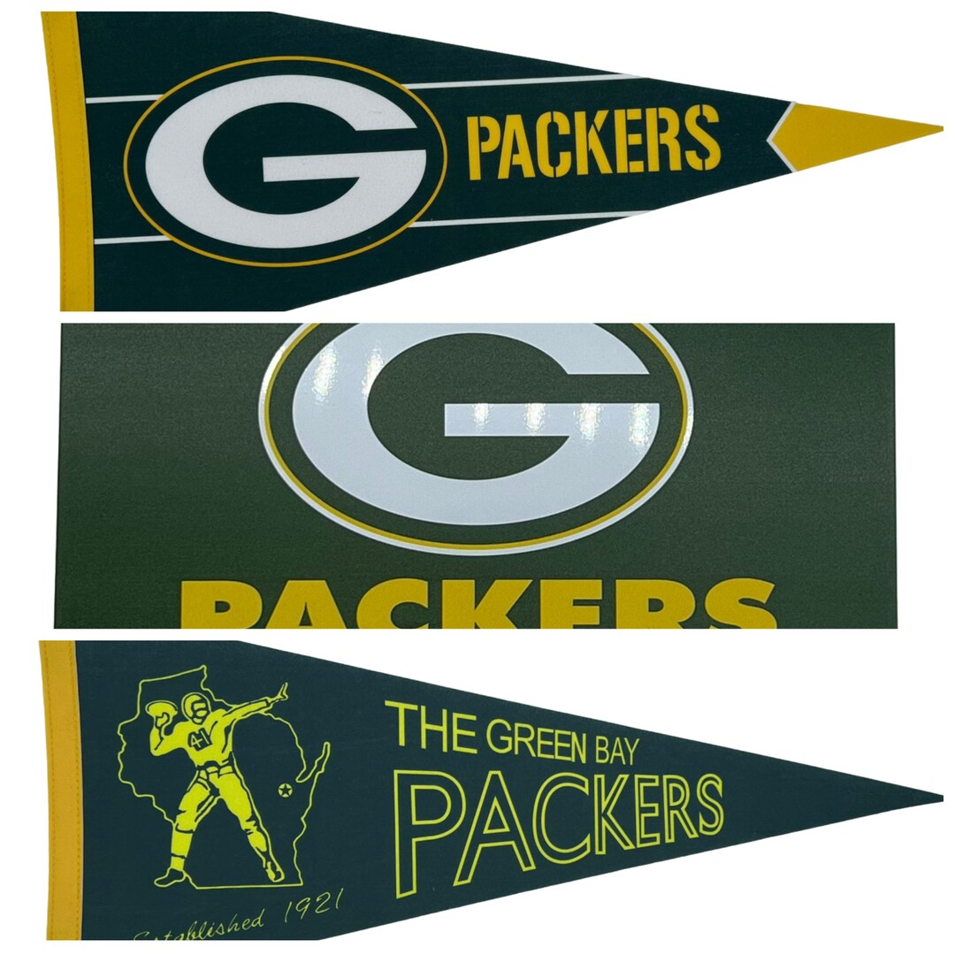Green Bay Packers Pennant American Football Flag Gridiron Nfl - Etsy