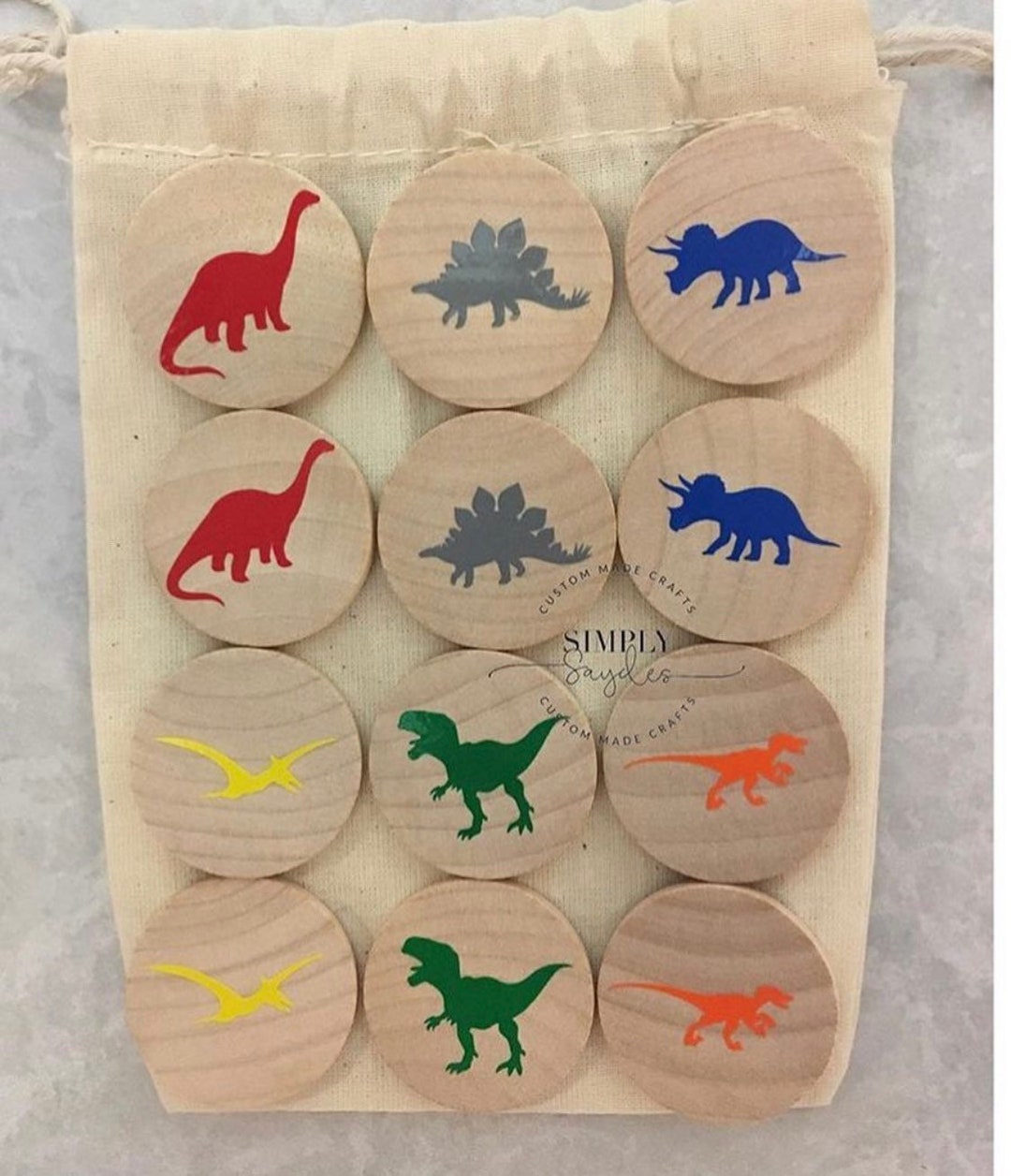 Wooden Memory Matching Game - Etsy