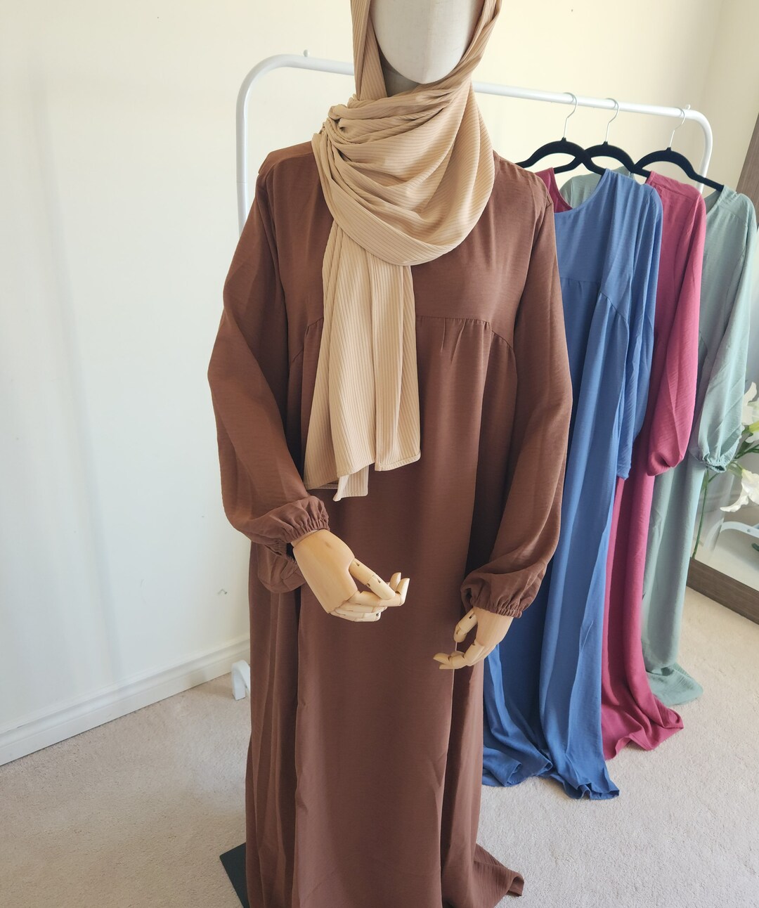 Basic Crinkle Abaya/ Simple Abaya - Etsy