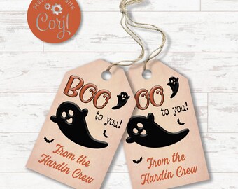 Fa-boo-lous Halloween Tags. Hope Your Halloween is - Etsy