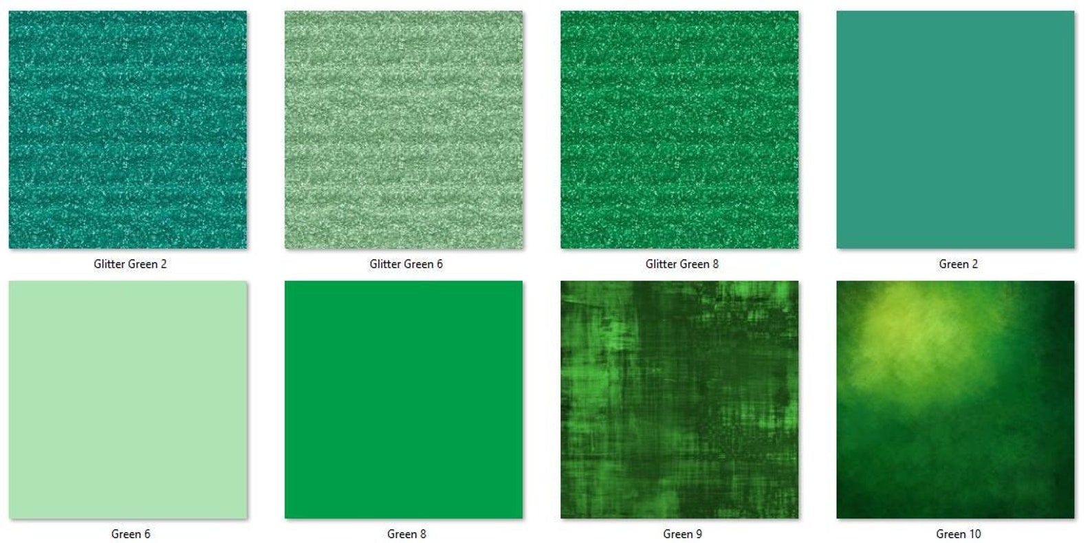 Gorgeous Green Textures Paper Pack Printable Paper Digital - Etsy