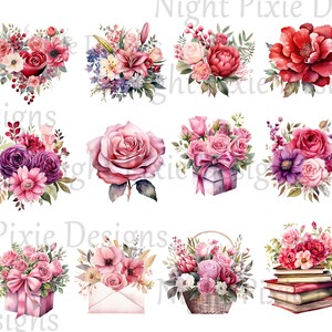 35 Valentine's Day Clip Art, Love Junk Journal, Valentine's Day Art ...