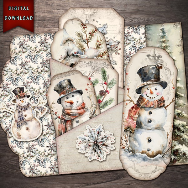 Rustic Snowman - Etsy