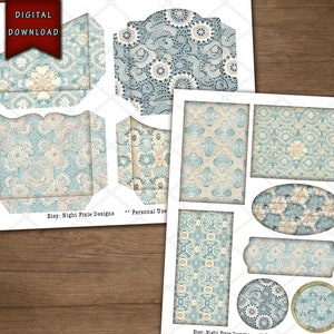 Vintage Baby Boy Junk Journal, Baby Boy Stickers, Junk Journal Supplies ...