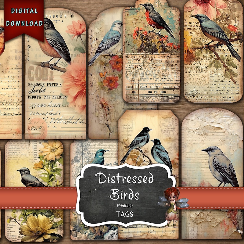 Distressed Tags - Etsy Canada