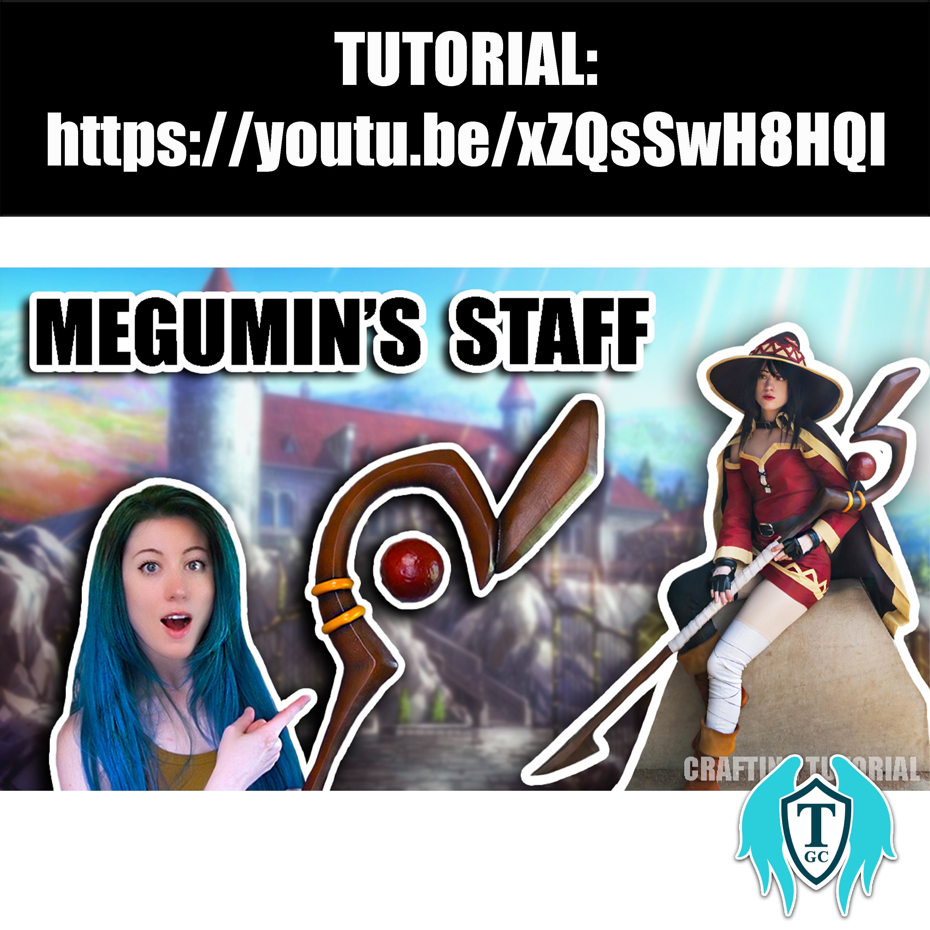 Megumin's Staff From Konosuba- Blueprint Download - Etsy