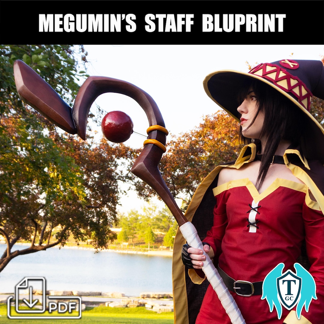 Megumin's Staff From Konosuba- Blueprint Download - Etsy