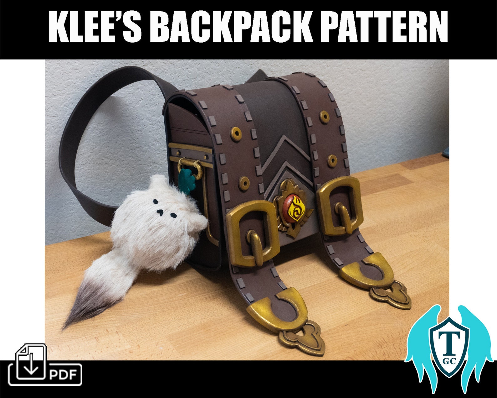 Klee's Backpack From Genshin Impact Pattern Download - Etsy