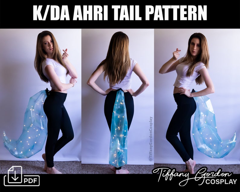 KDA Ahri Tail From League of Legends Pattern Download | Etsy