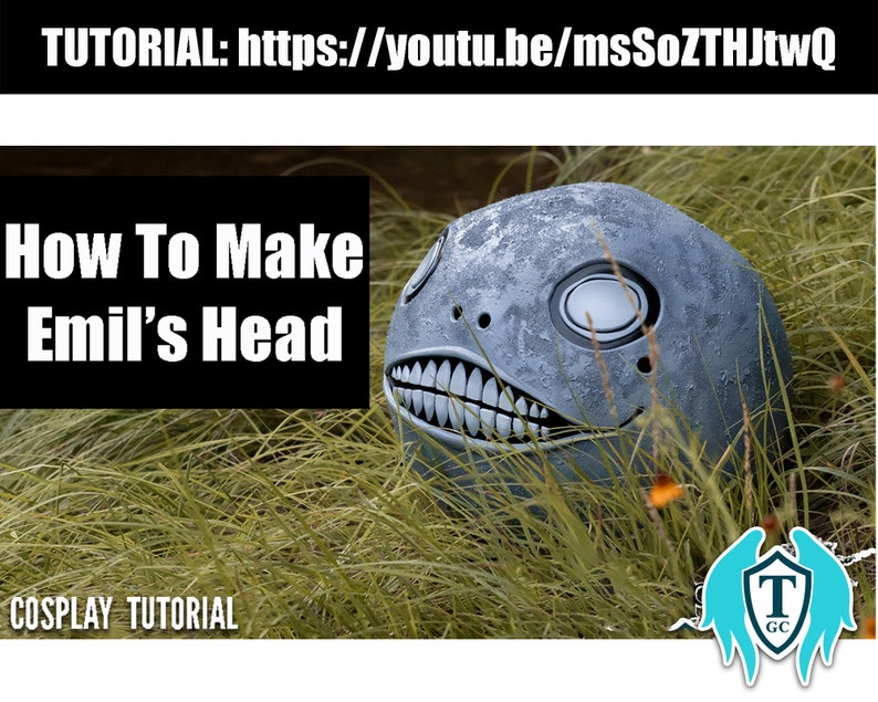 Emil's Head From Nier: Replicant Pattern Download - Etsy