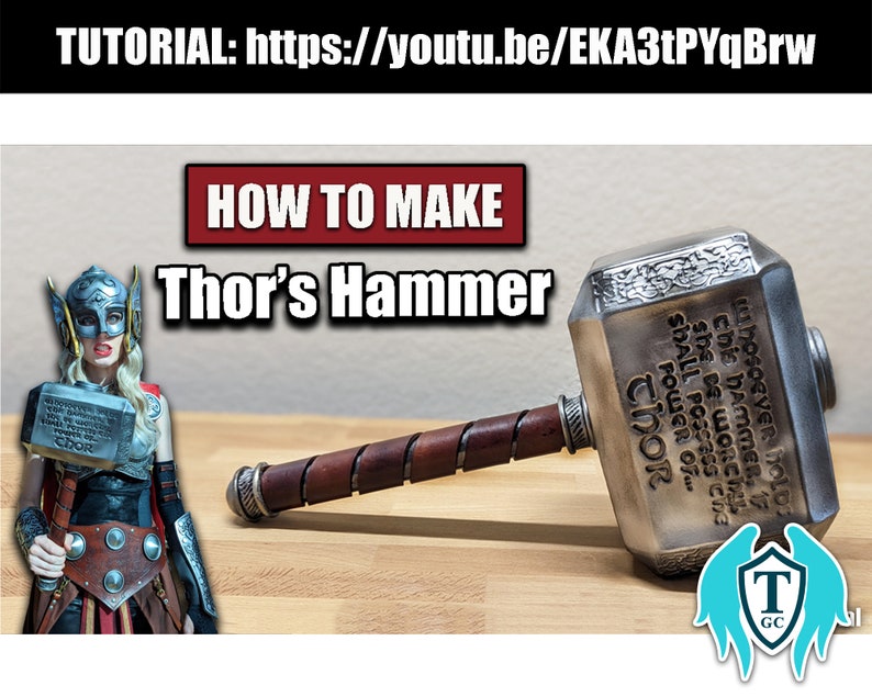 Thor's Hammer mjolnir From Thor Pattern Download - Etsy