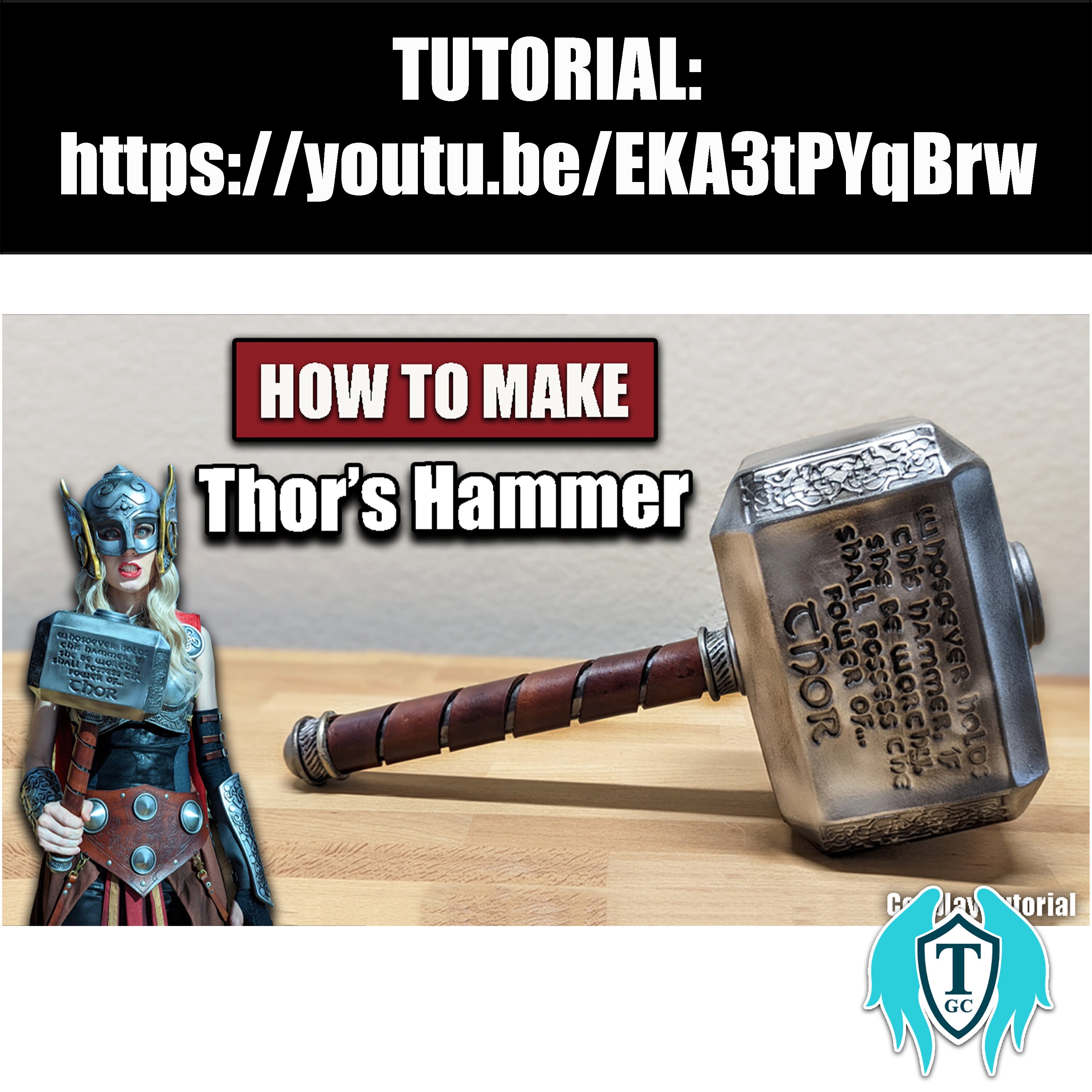 Thor's Hammer mjolnir From Thor Pattern Download - Etsy