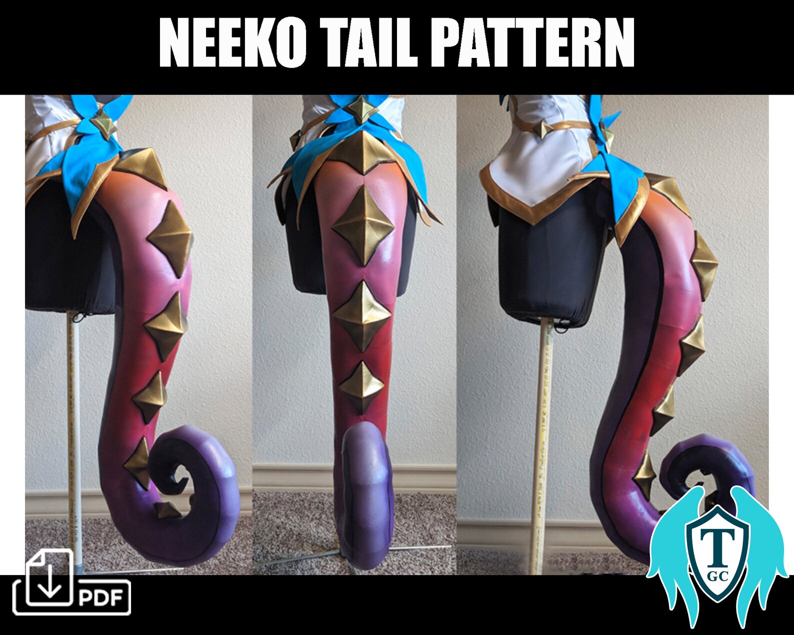 Star Guardian Neeko's Tail From League of Legends Pattern - Etsy