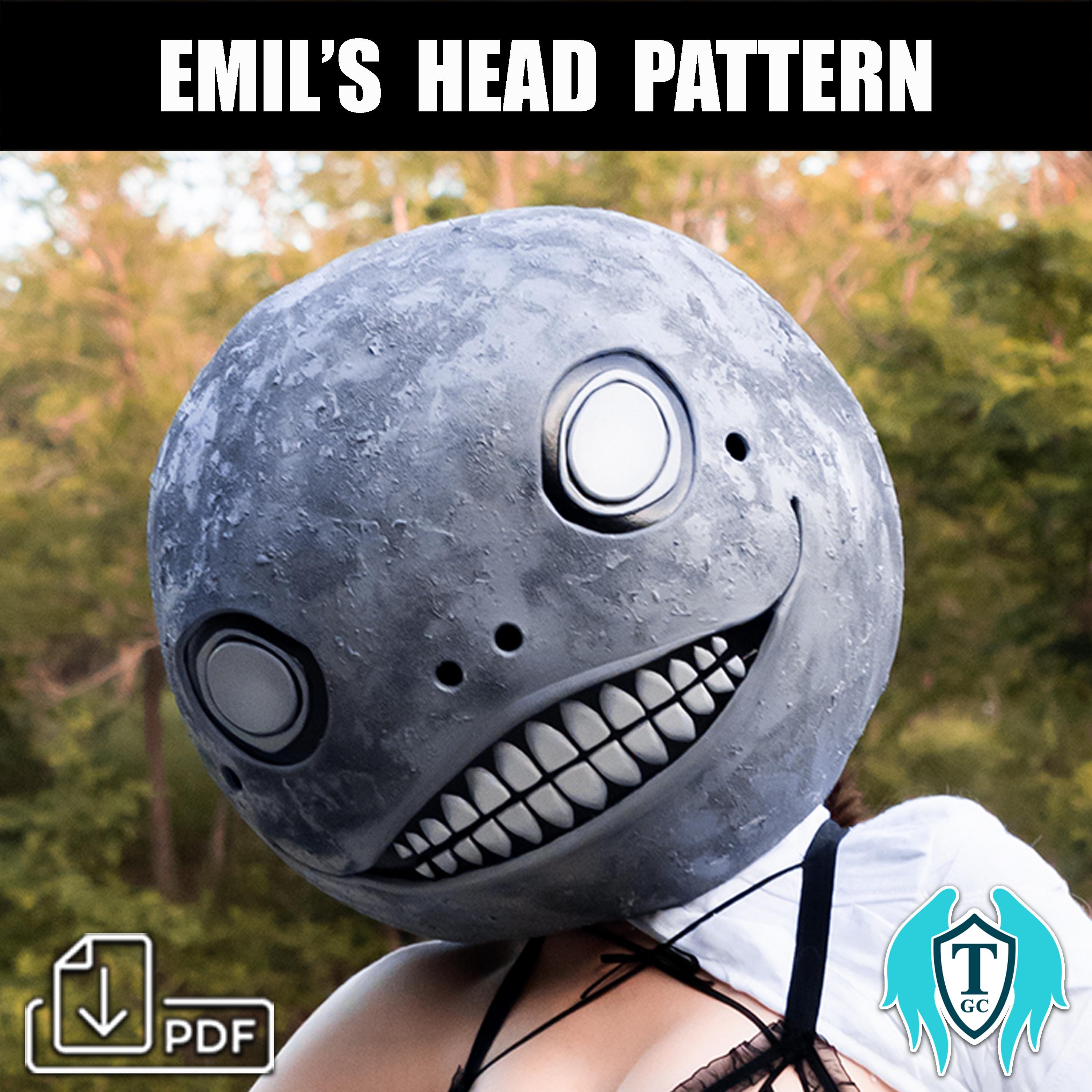 Emil's Head From Nier: Replicant- Pattern Download - Etsy