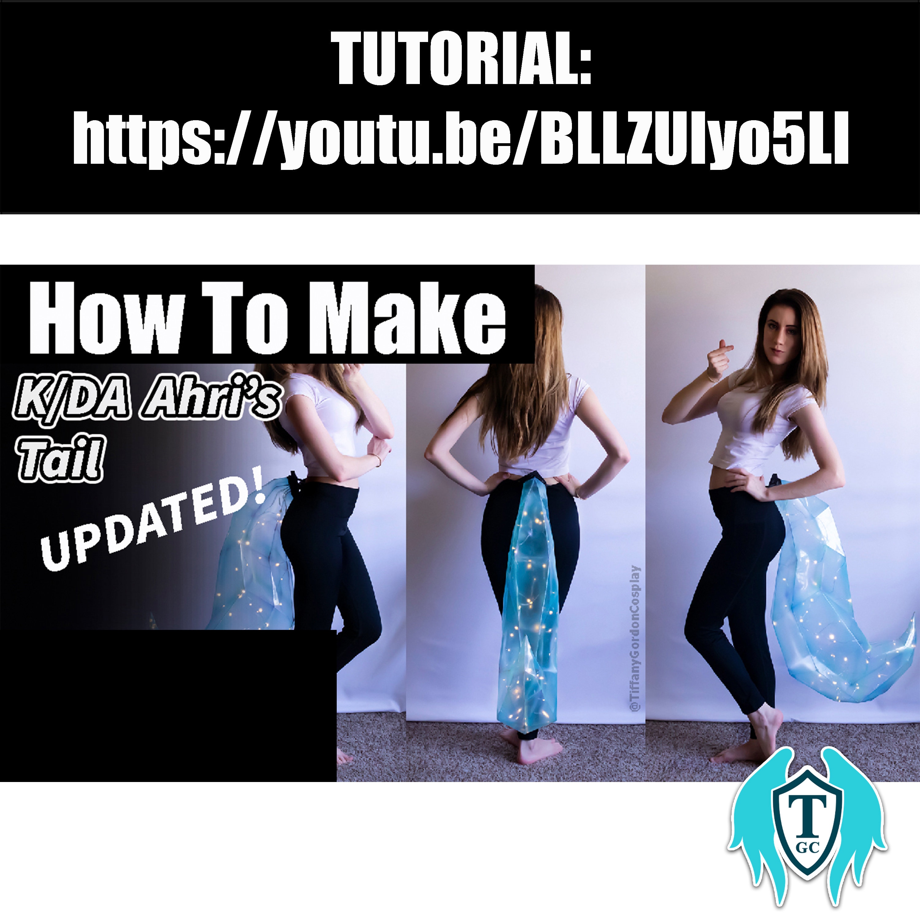 KDA Ahri Tail From League of Legends Pattern Download - Etsy