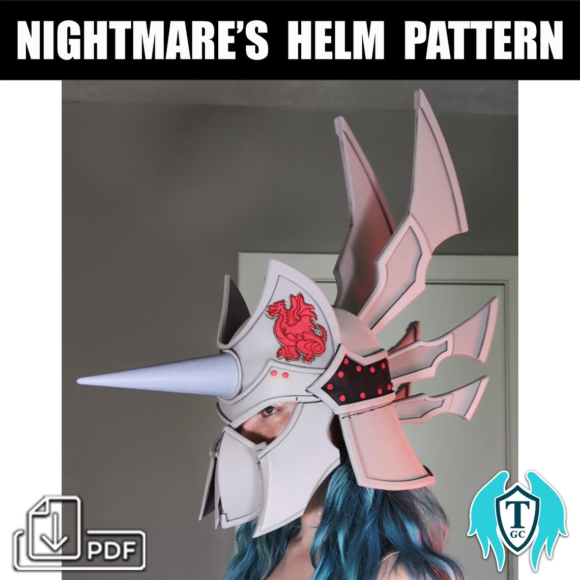 Nightmare's Helmet From Soulcalibur- Pattern Download - Etsy