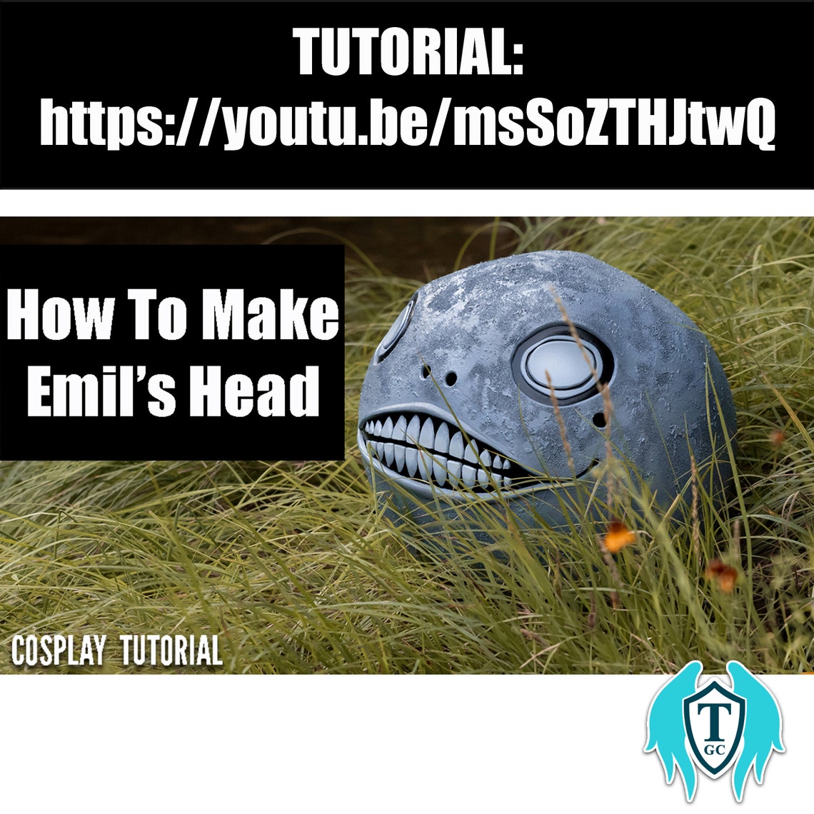 Emil's Head From Nier: Replicant- Pattern Download - Etsy