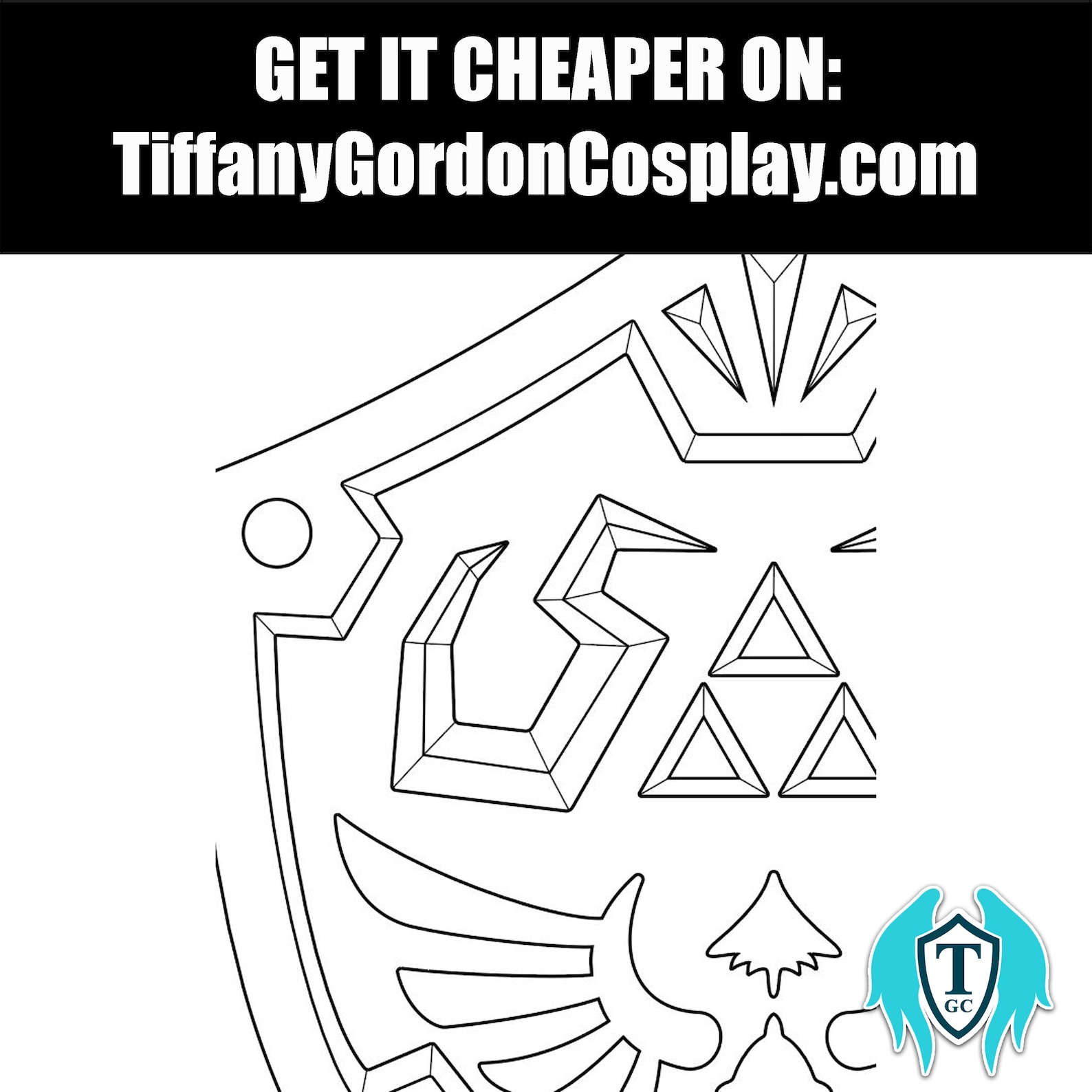 Hylian Shield From the Legend of Zelda- Blueprint Download - Etsy