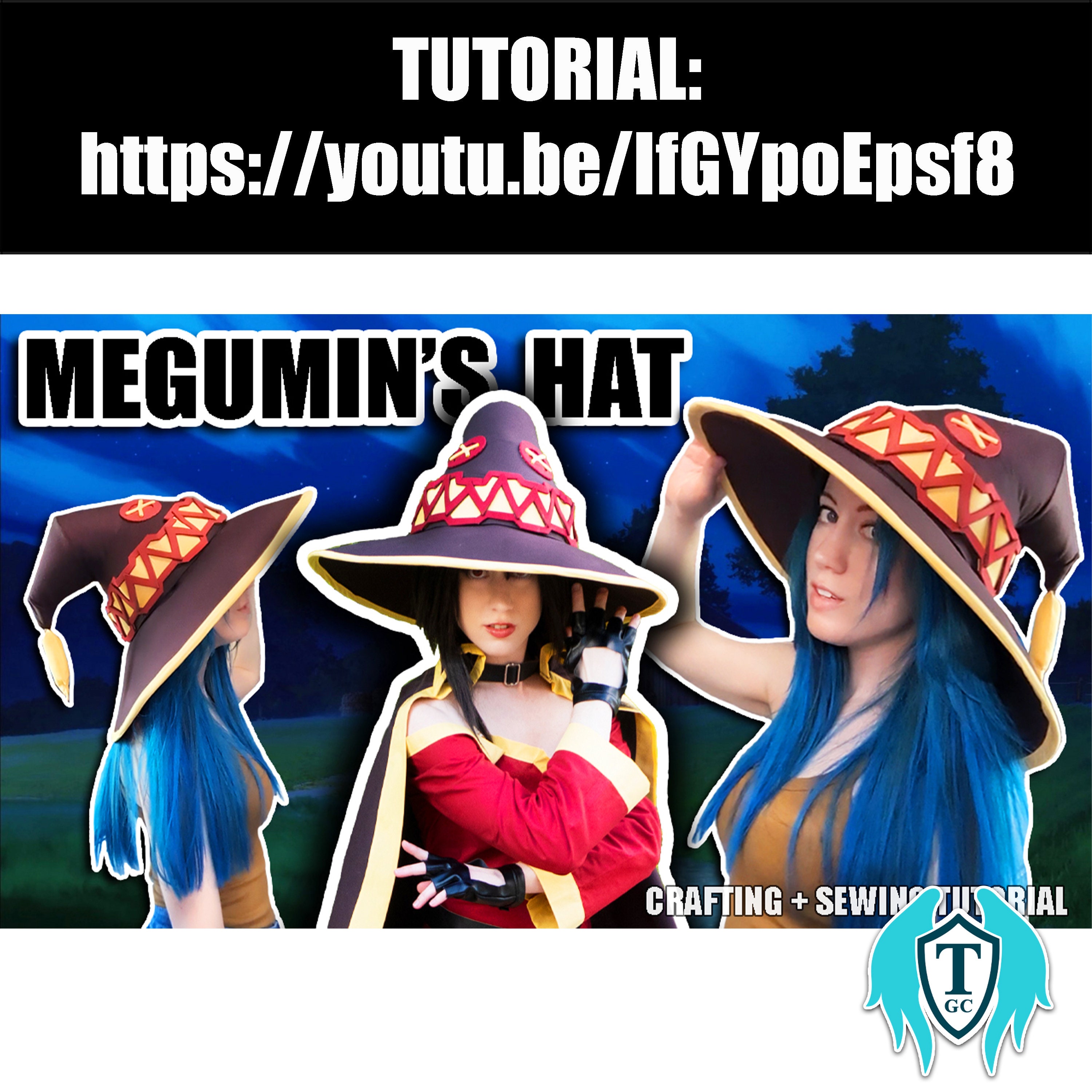 Megumin's Hat From Konosuba- Pattern Download - Etsy