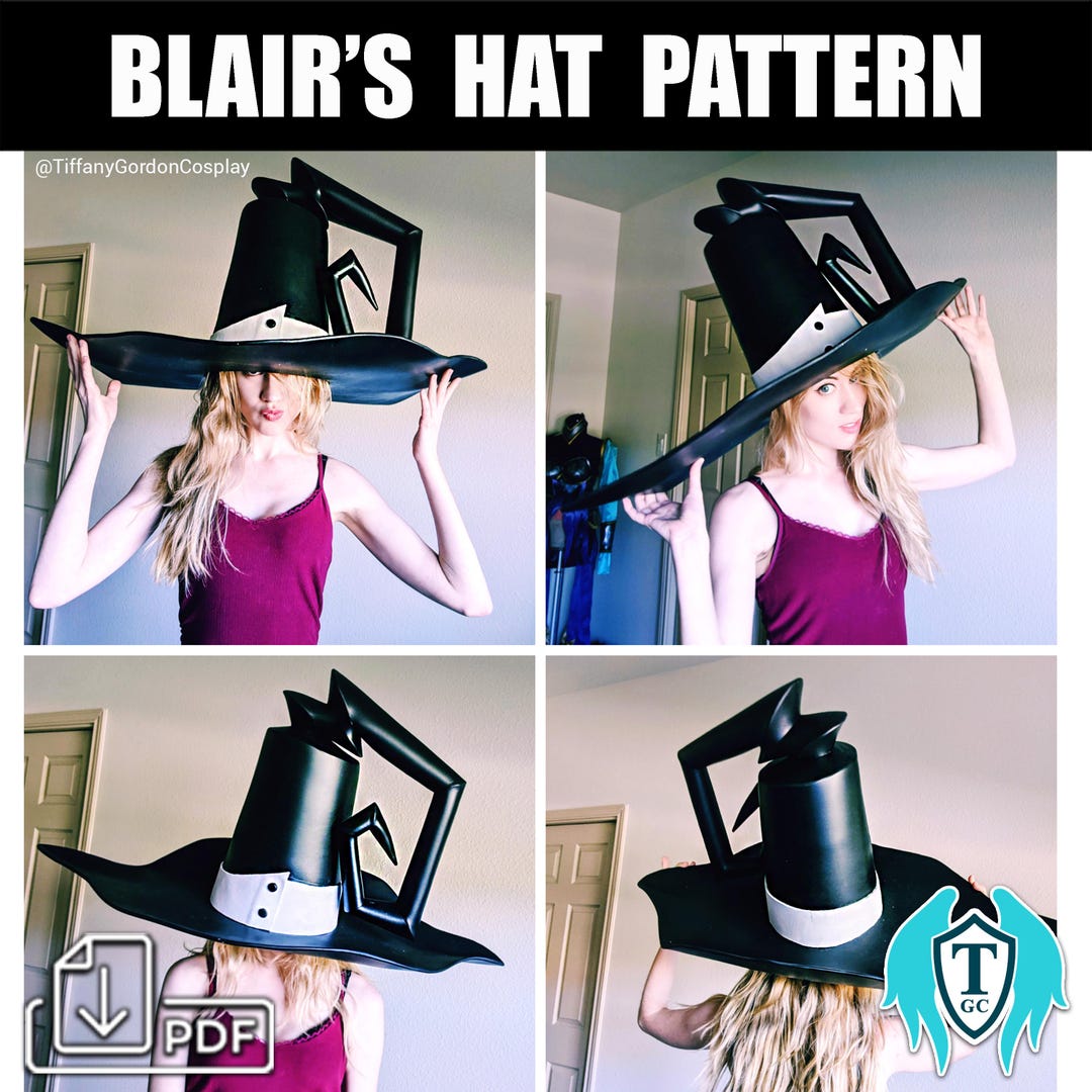 Blair's Hat From Soul Eater- Pattern Download - Etsy